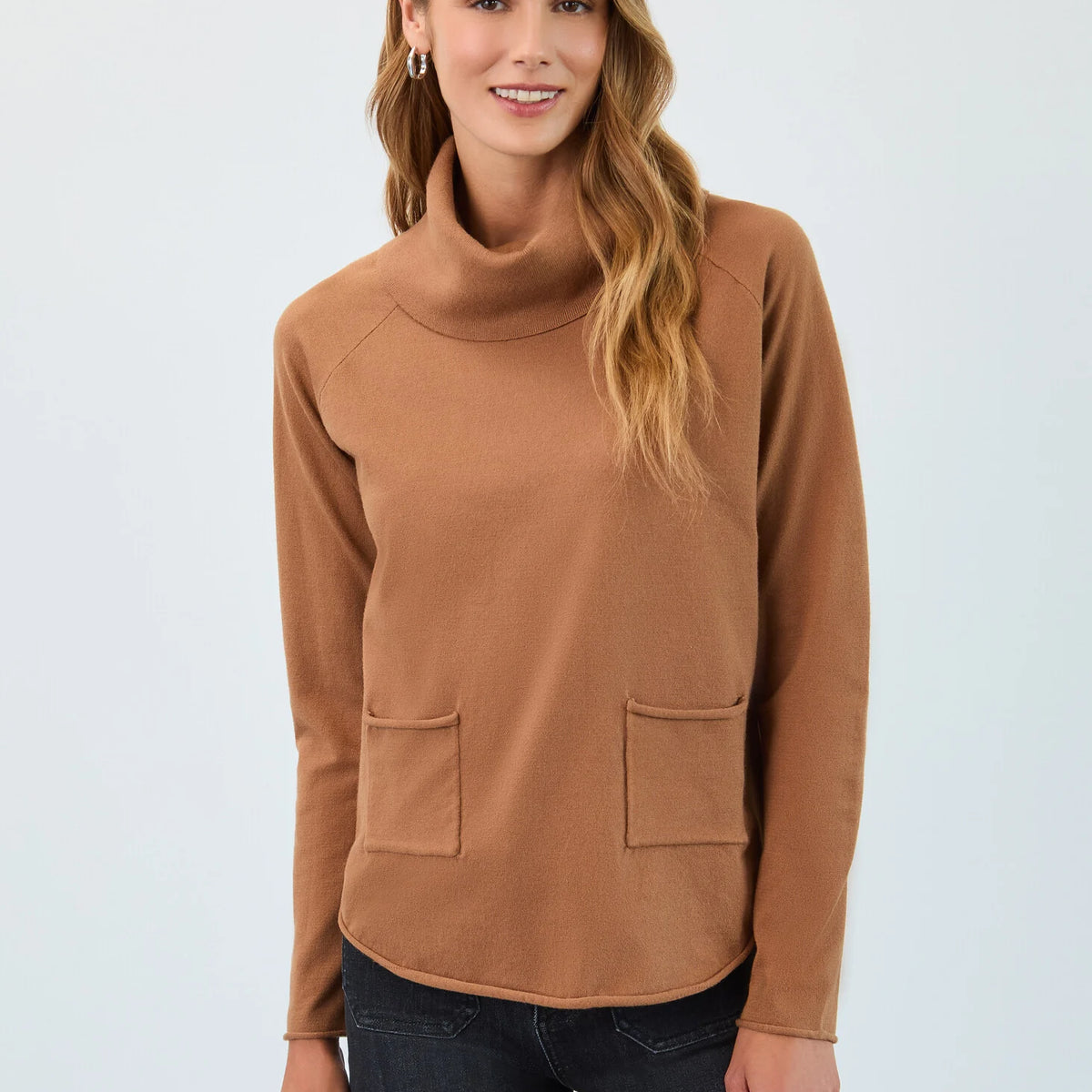 Bronze Cowl Pocket Top – Madd Style Boutique